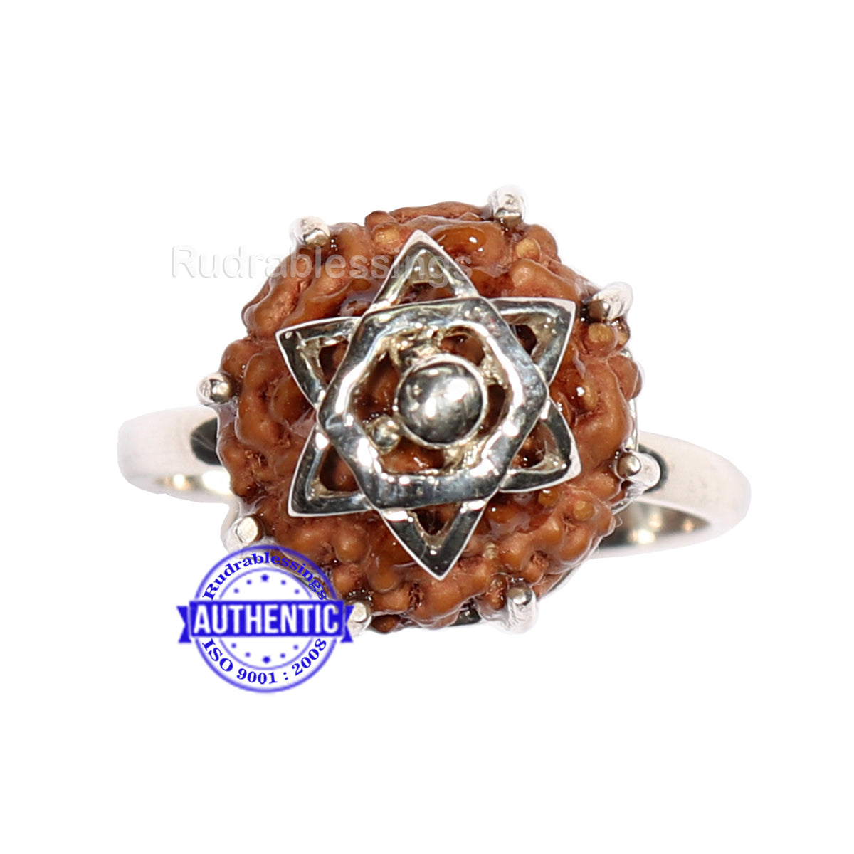 8 Mukhi Indonesian Rudraksha Ring - 2 – Rudra and Sons