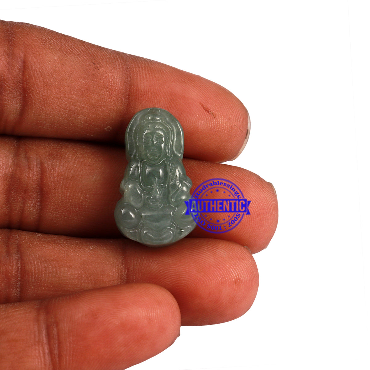 Green Jade Buddha Statue - 6 – Rudra and Sons